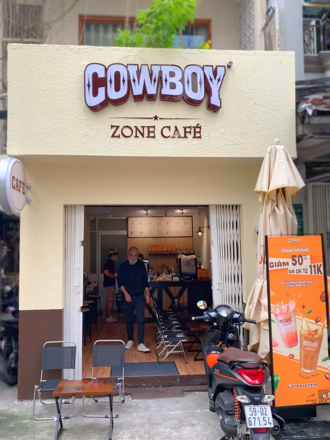 (Grand Opening) Cowboy Zone Café 577/47 Trần Hưng Đạo, P. Cầu Kho, Q.1 ...